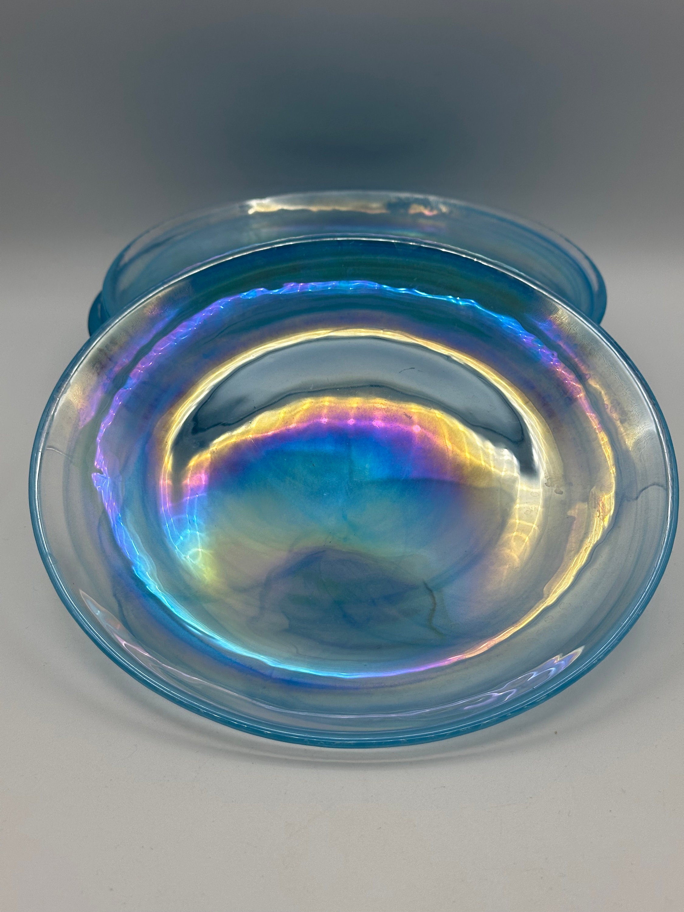 Artistic Accent 8.5 Blue Swirl Plates Set of 6 - Etsy