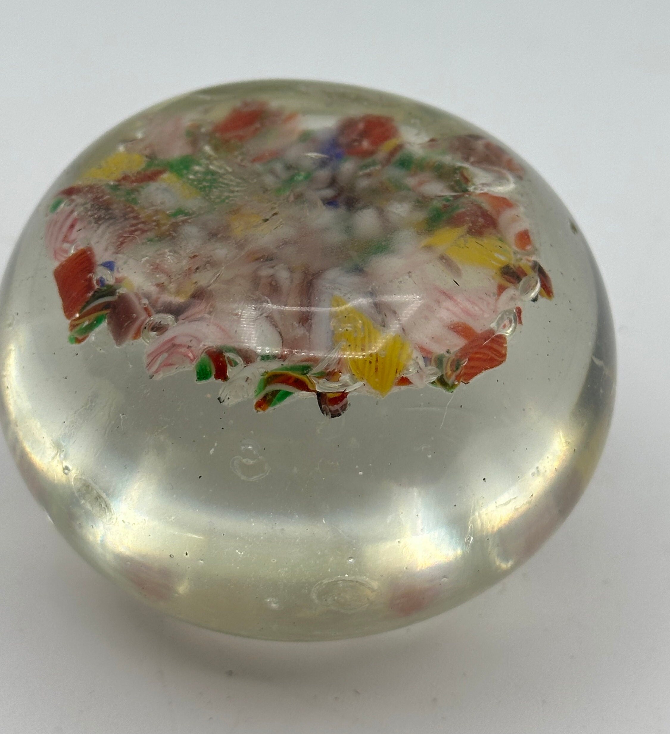RARE - Magnum 1920s Chinese Scrambled Millefiori Paperweight - Etsy