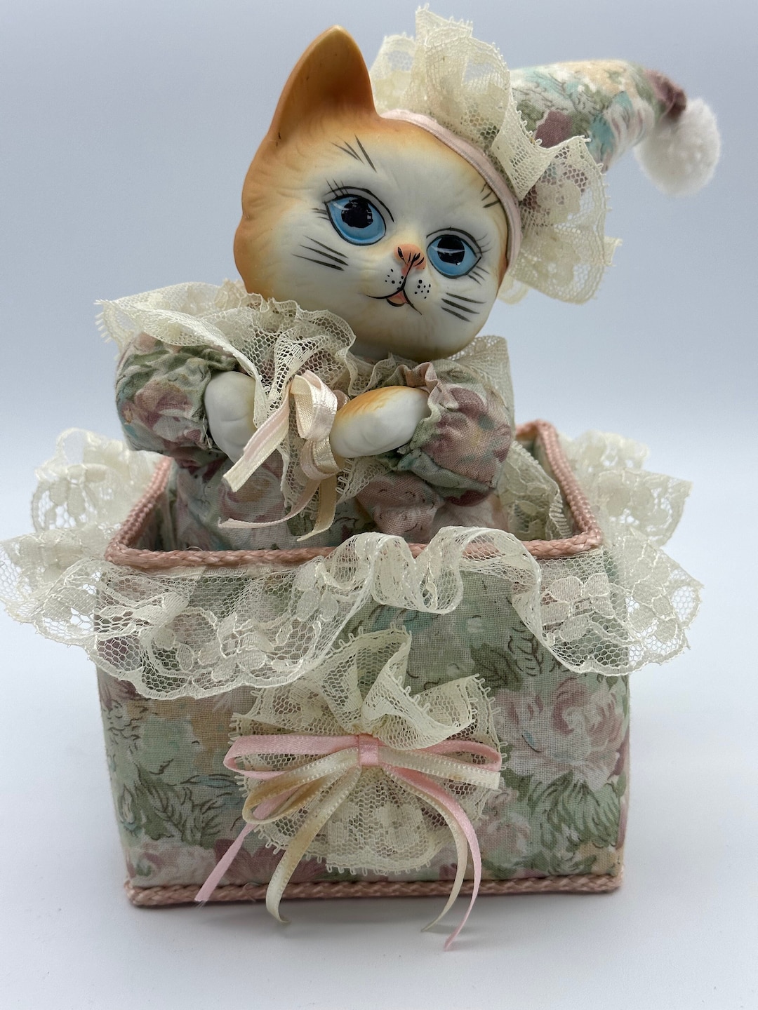 Vintage Animated Cat Music Box: Plays "it's a Small World" (8") - Etsy