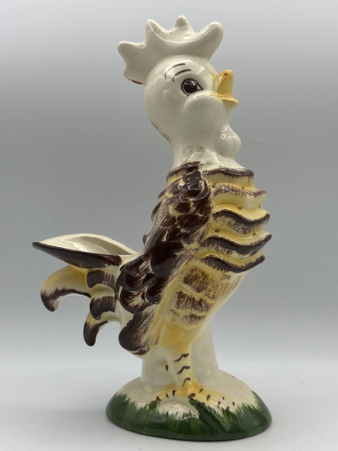 Vintage Anthropomorphic Figural Chicken Rooster Cocktail Stick Holder ...