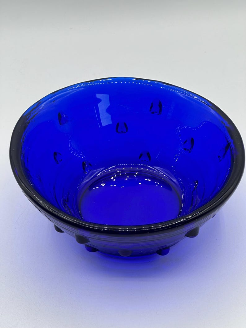 Vintage Blenko Cobalt Blue Bowls #925 With Original Labels - Etsy
