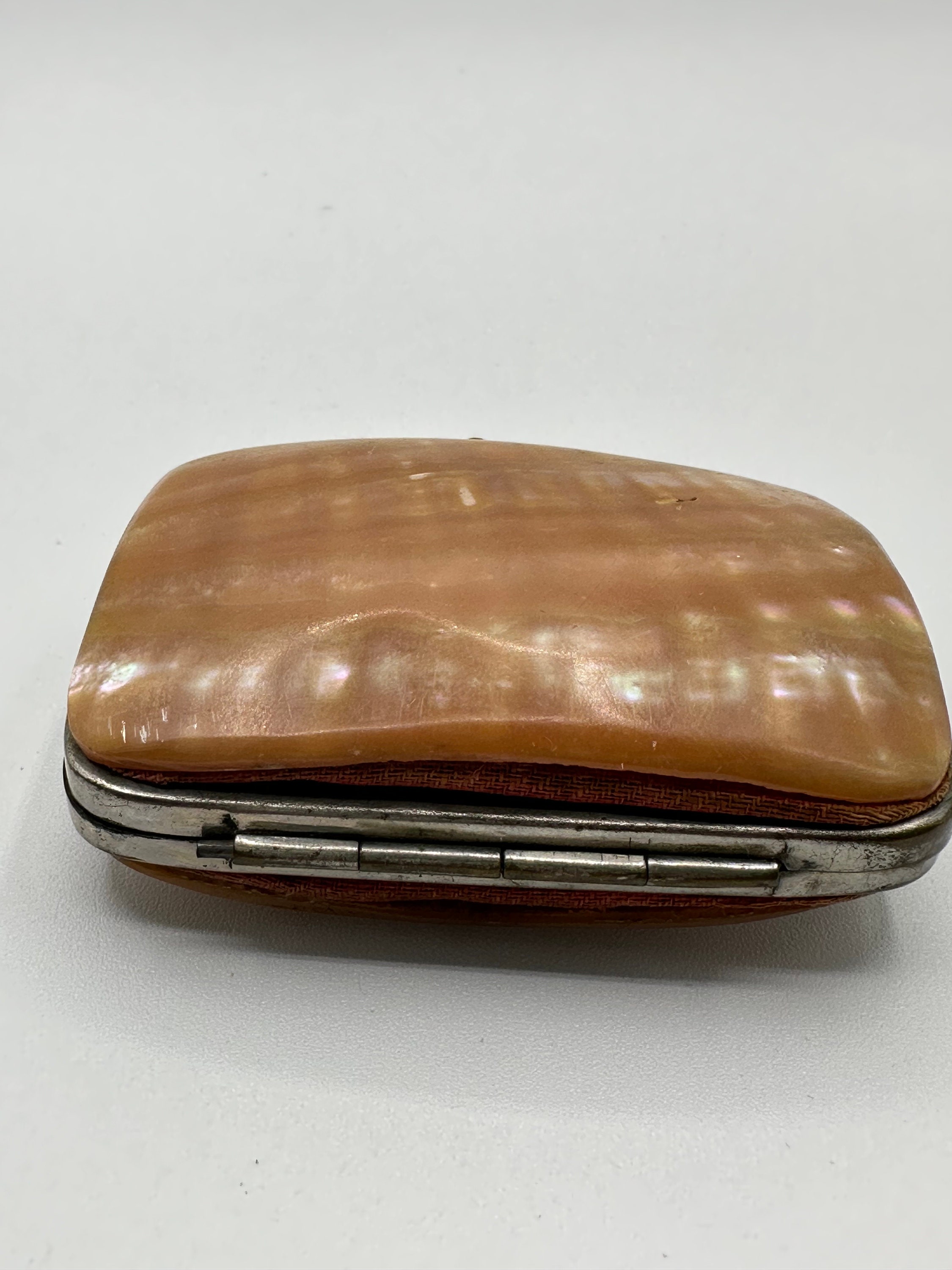 Antique Mother of Pearl/abalone Shell Coin Purse - Etsy