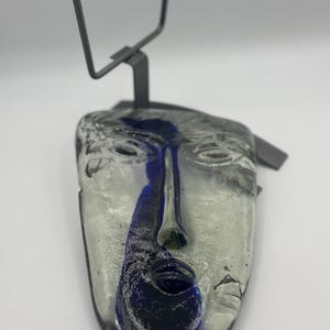 Vintage Gabriel and Rodolfo Jaramillo Modernist Art Glass Face Mask ...