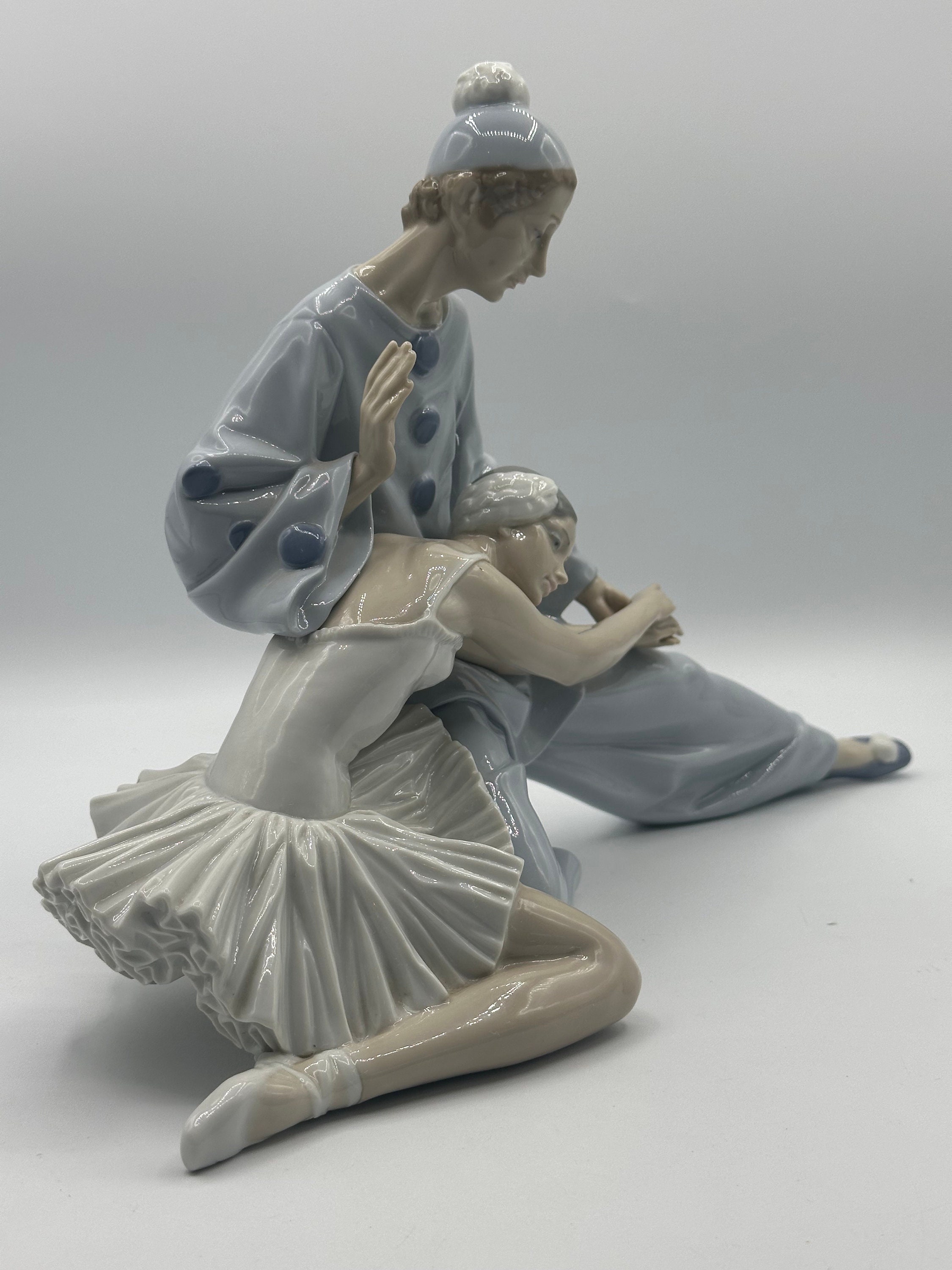 Lladro 4935 Ballerina and Jester closing Scene Figurine - Etsy