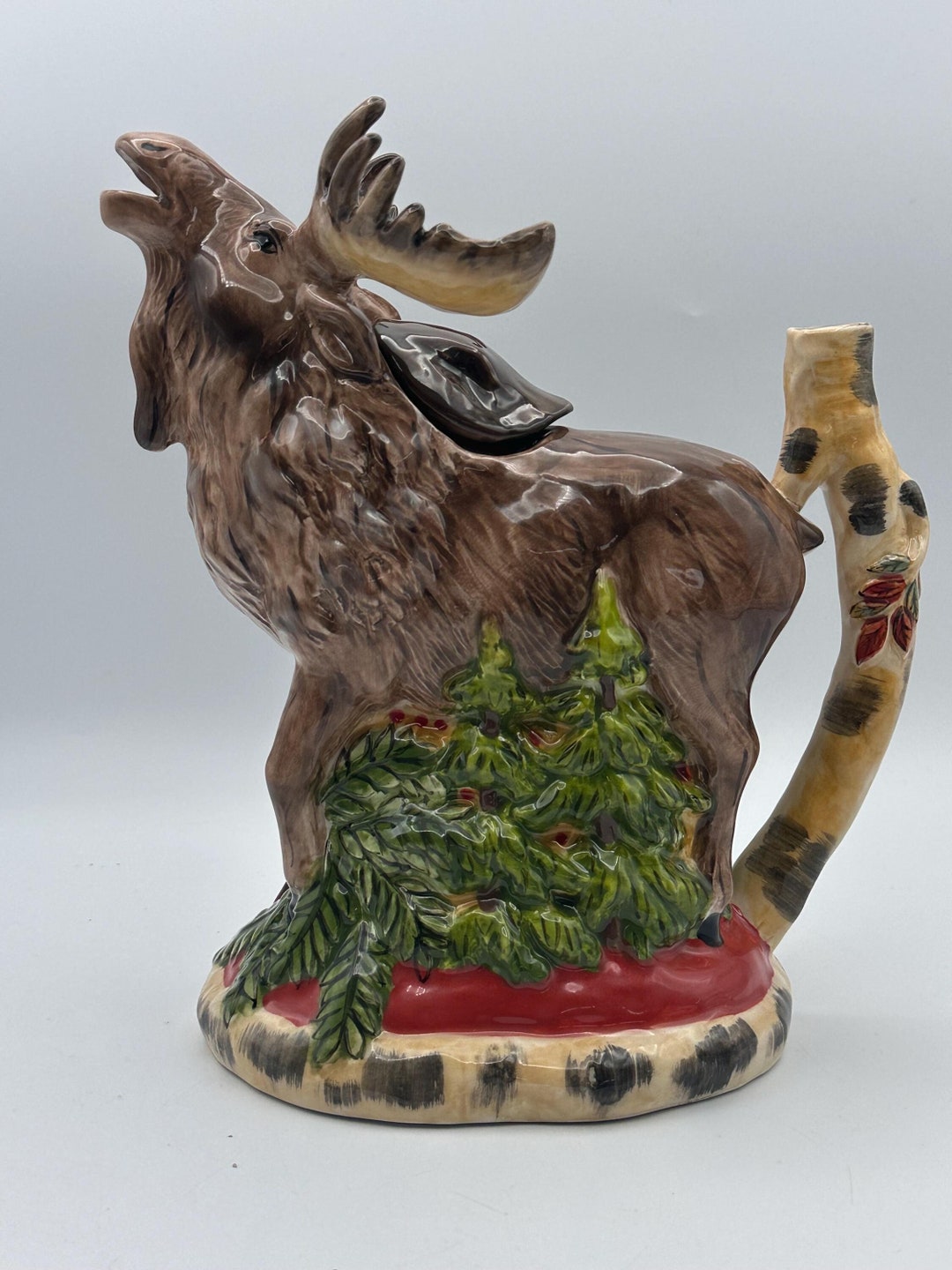 Blue Sky Clayworks Woodland Moose Teapot - Etsy