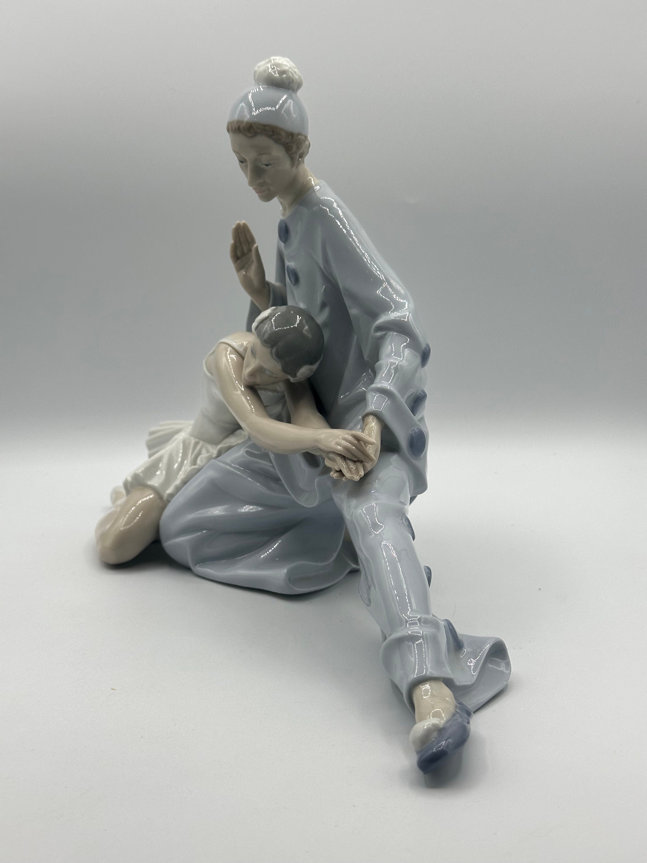 Lladro 4935 Ballerina and Jester closing Scene Figurine - Etsy