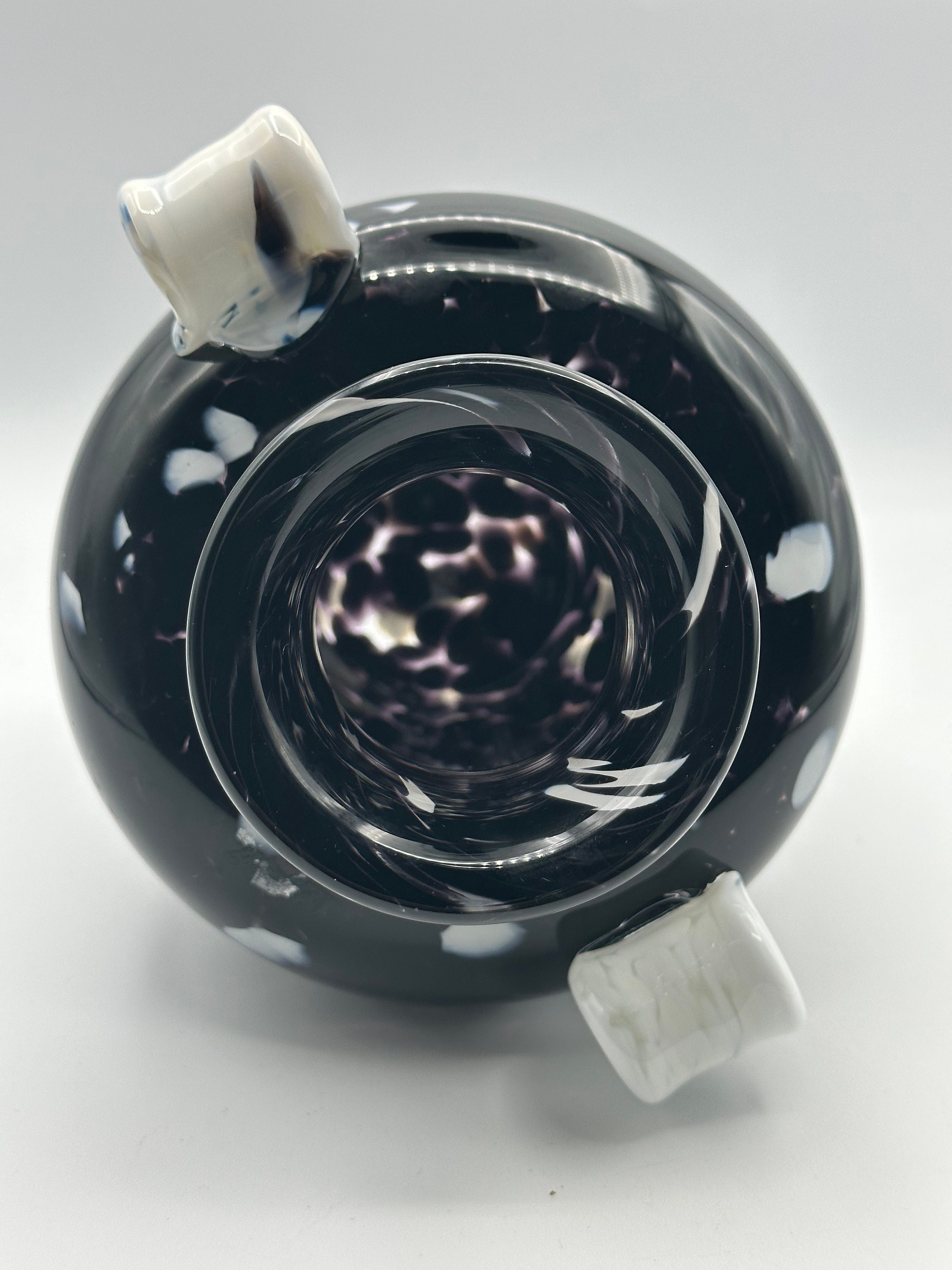 Vintage John Burchette Art Glass Vase - Etsy