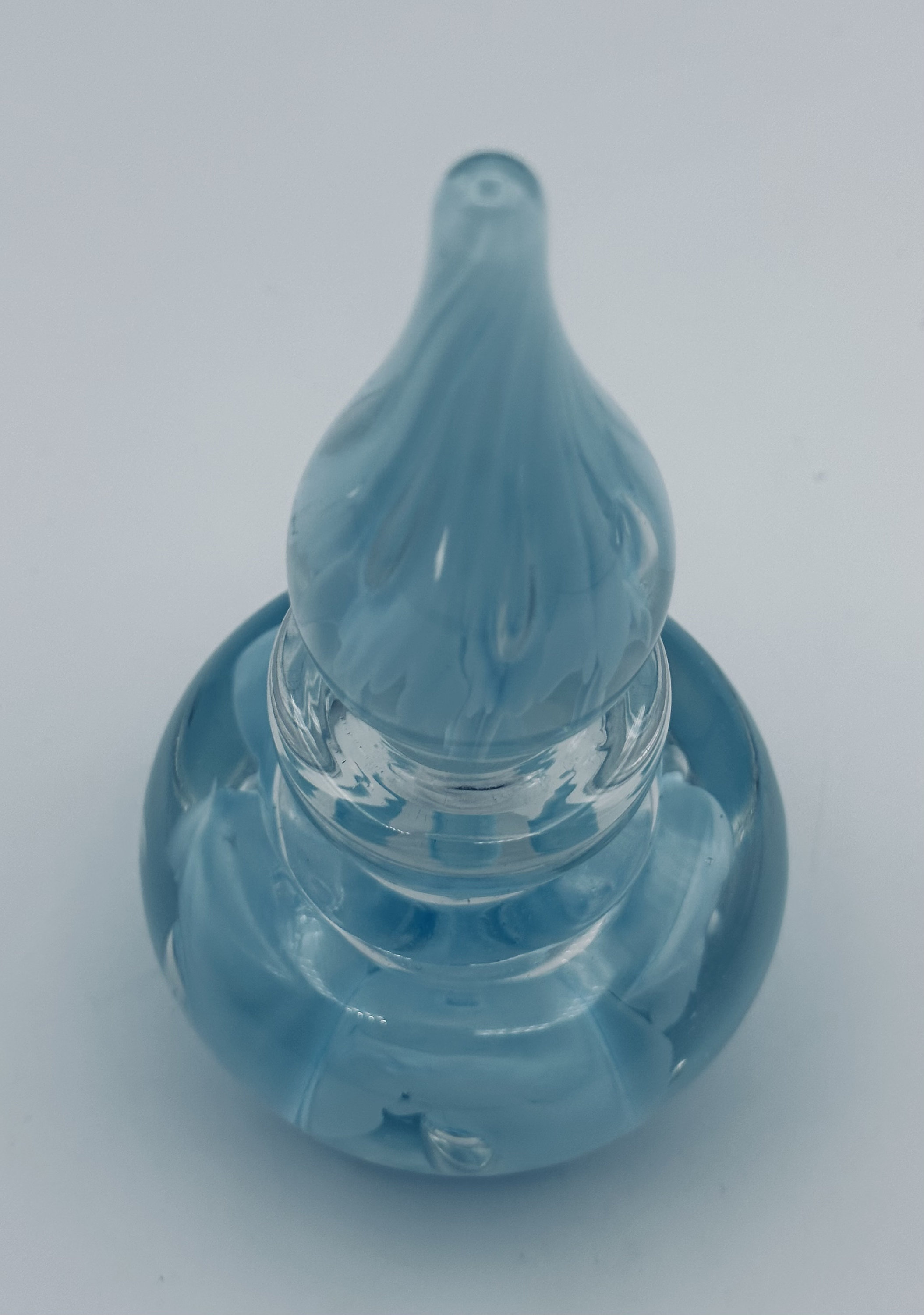 Zimmerman Aqua Flowers Perfume Bottle - Etsy