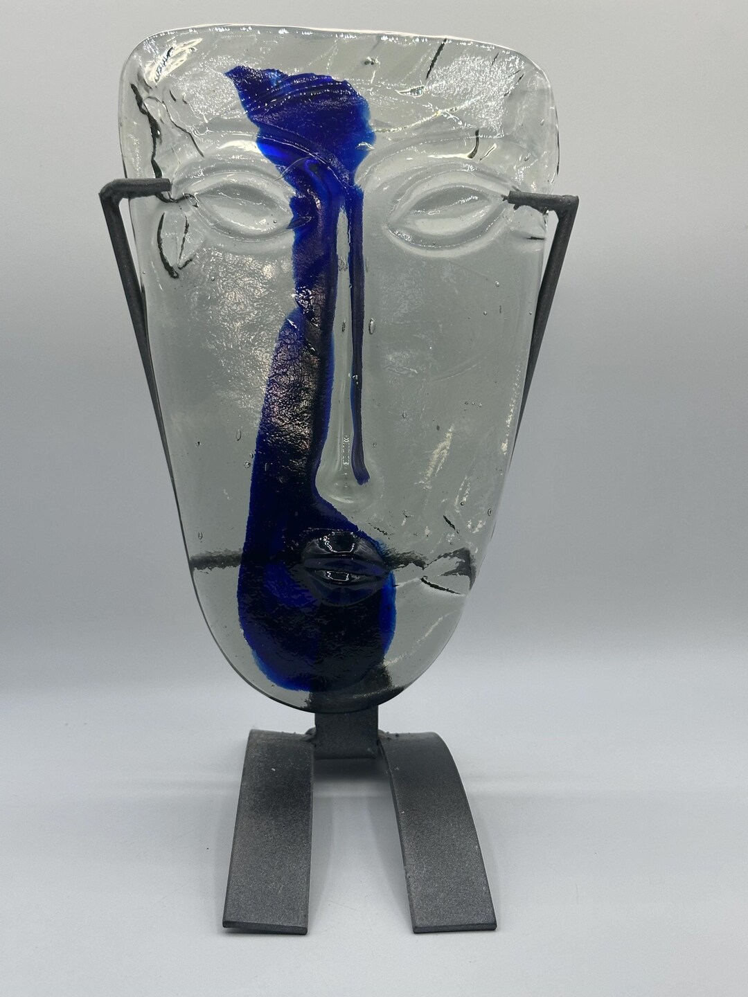 Vintage Gabriel and Rodolfo Jaramillo Modernist Art Glass Face Mask ...