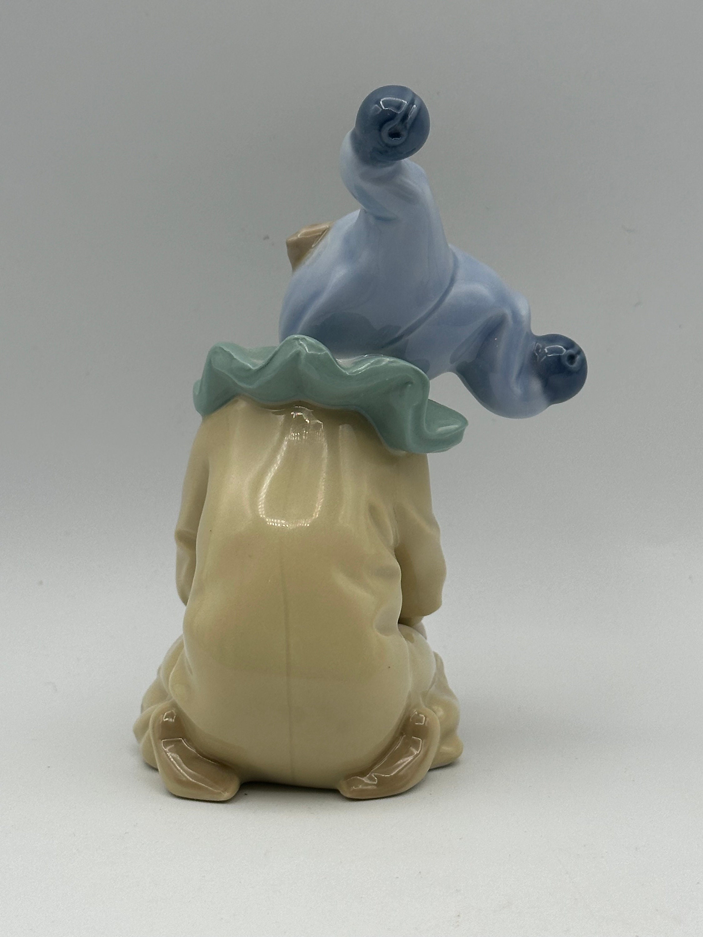 Vintage NAO by Lladro "kneeling Clown Joy" Jester #1067 - Etsy