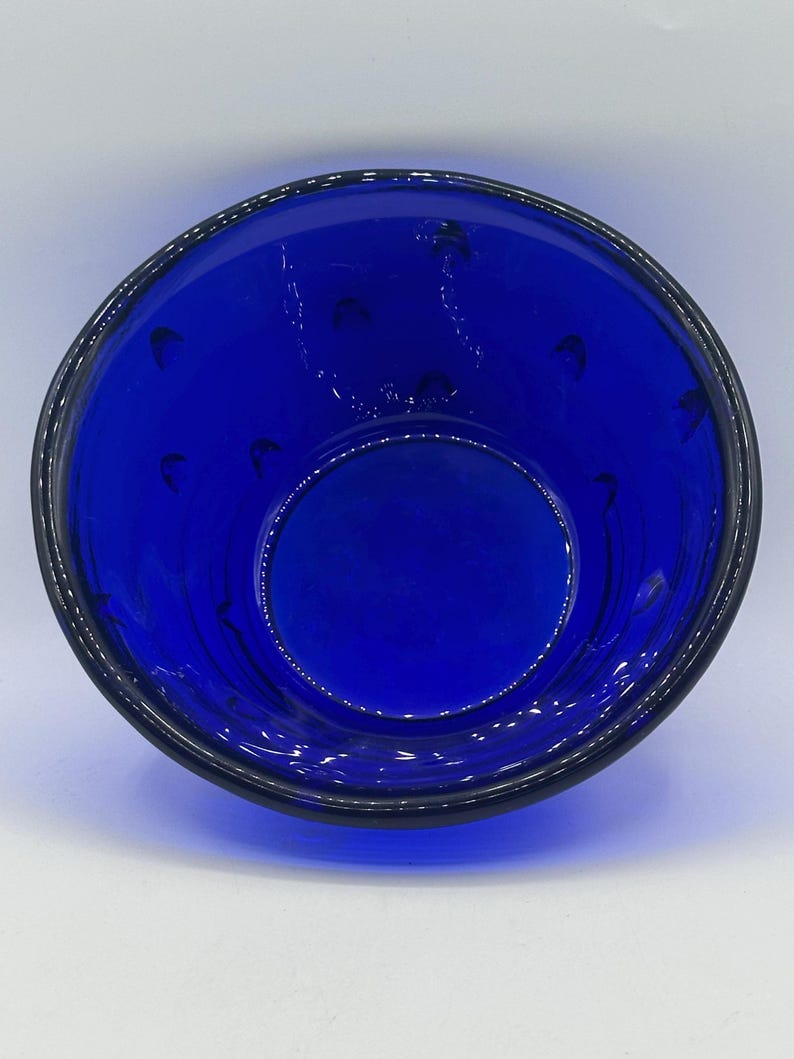Vintage Blenko Cobalt Blue Bowls #925 With Original Labels - Etsy
