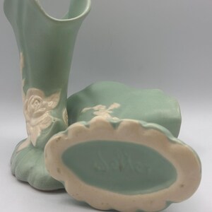 Vintage Weller Pottery Cameo Cornucopia Vases - Etsy