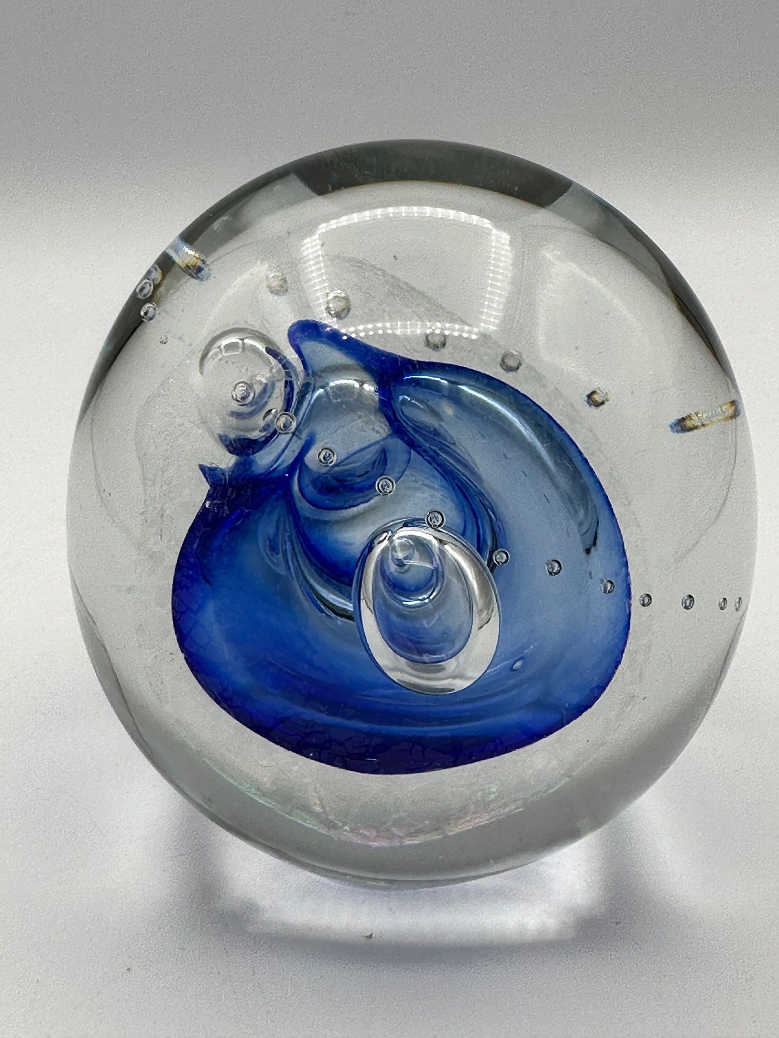 Vintage Signed Robert Eickholt Paperweight - Etsy