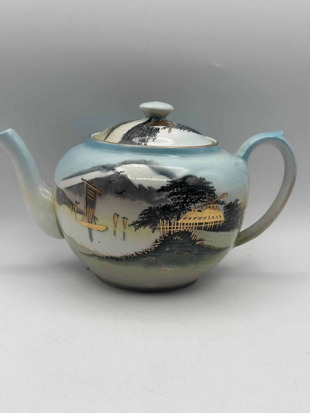 Antique Porcelain Myott & Sons Teapot - Etsy