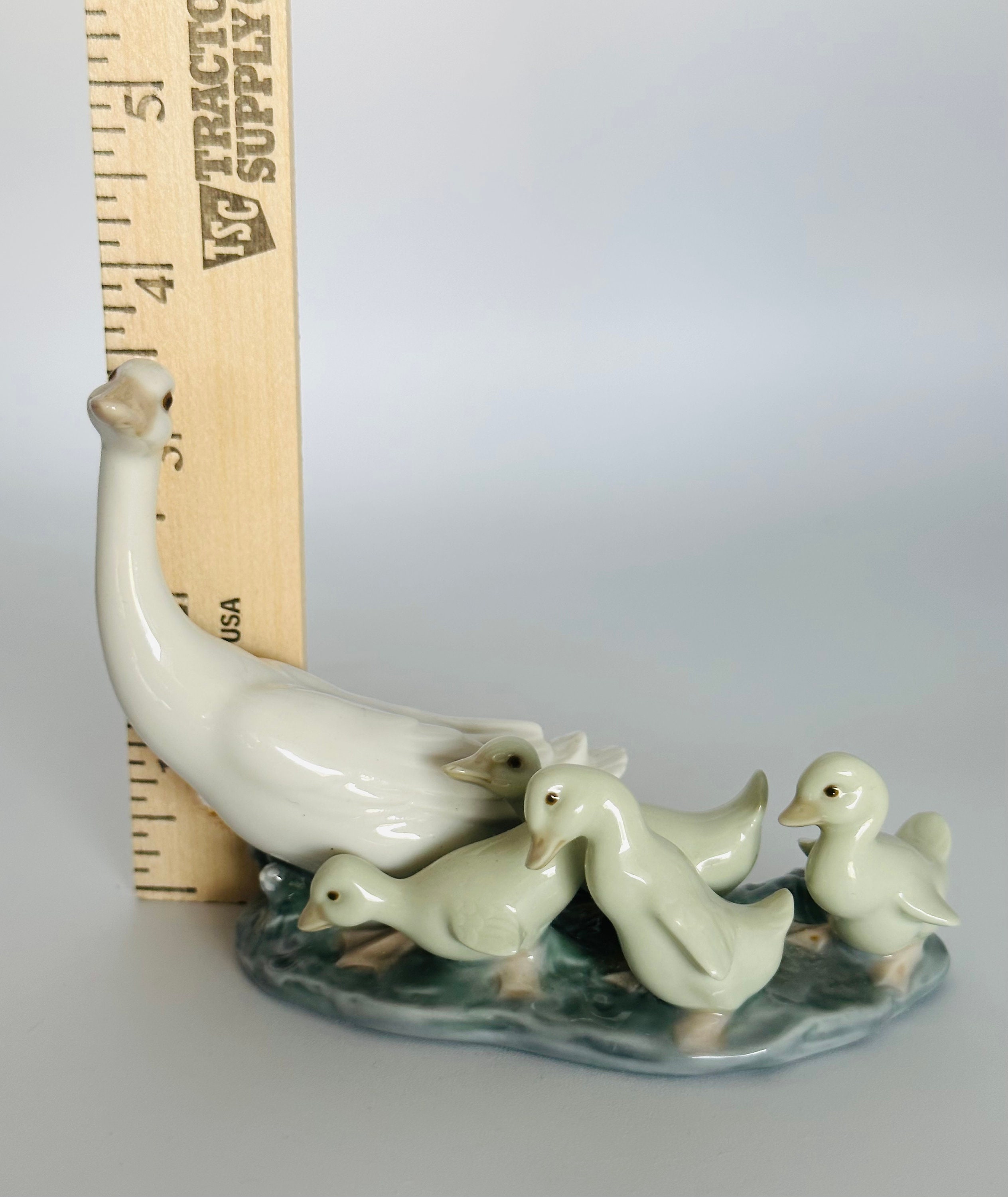 Vintage Lladro Mother Duck and Ducklings #1307 - Etsy