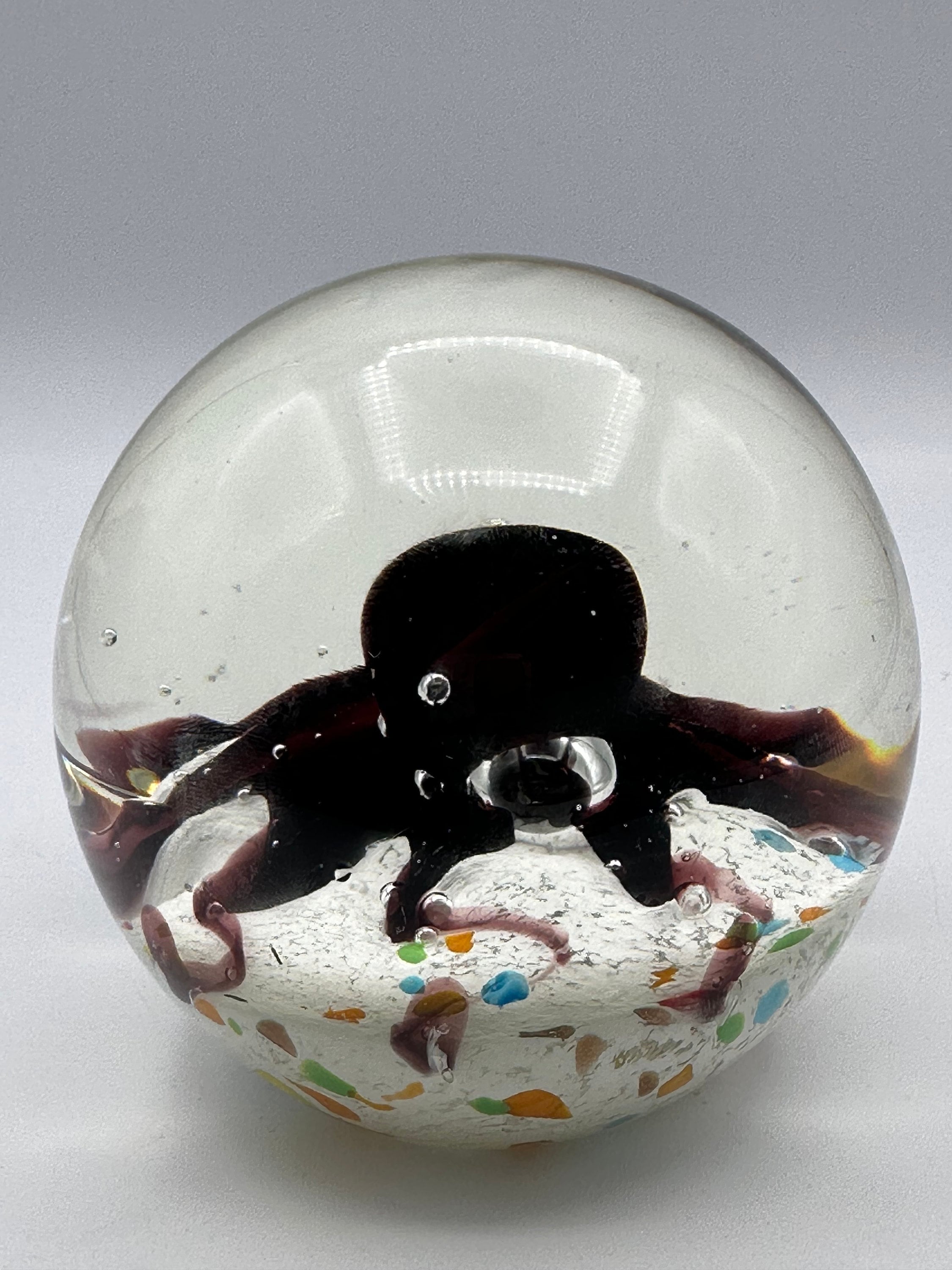 SPI Home Deep Purple Octopus Art Glass Paperweight - Etsy