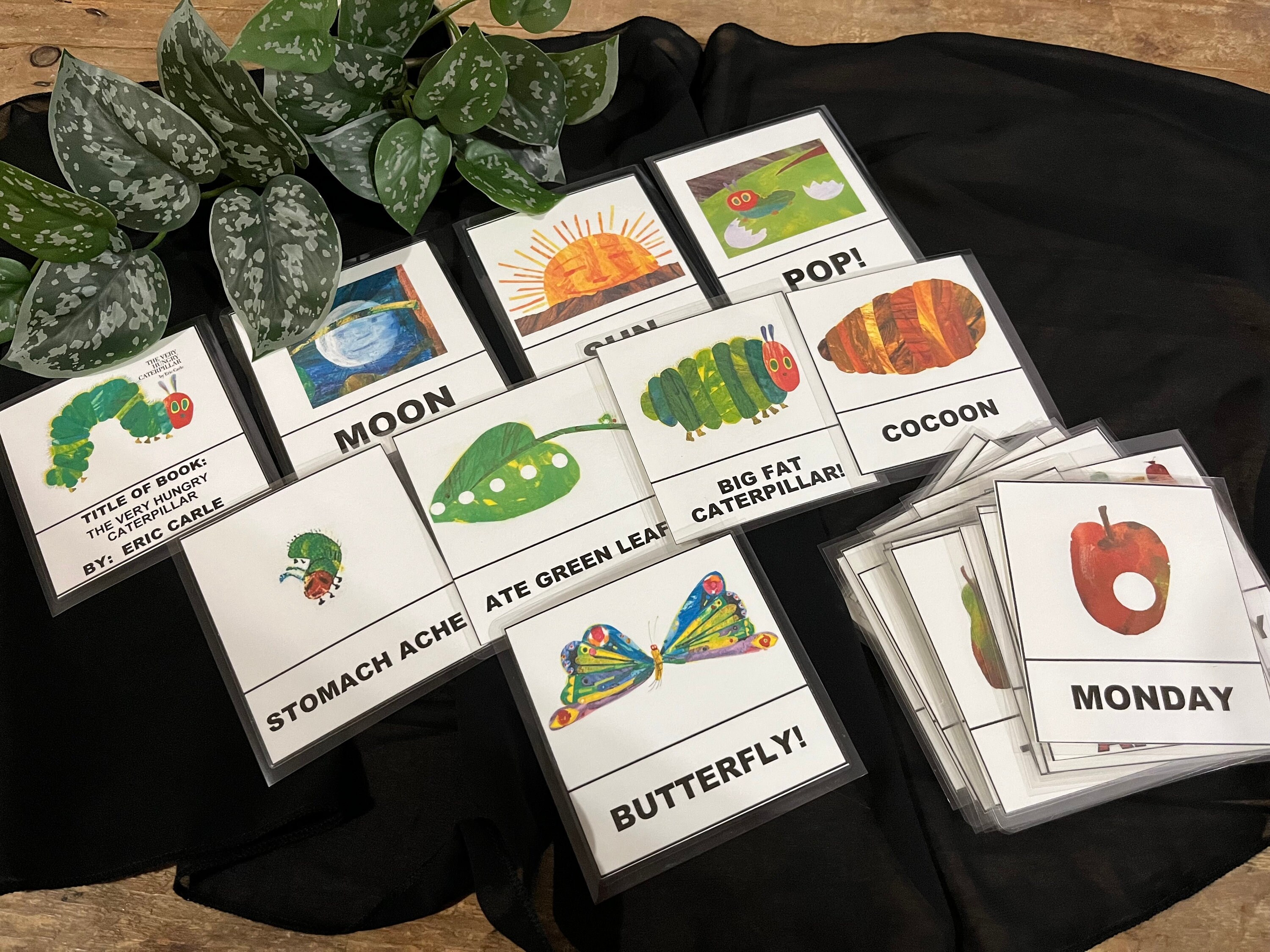 The Very Hungry Caterpillar Story Telling Cards - Etsy UK