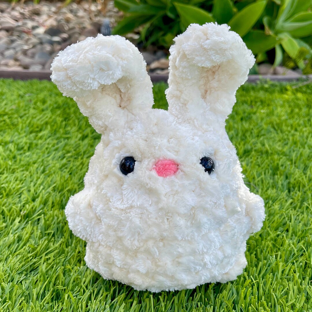 Fluffy Bunny Crochet Plushie - Etsy