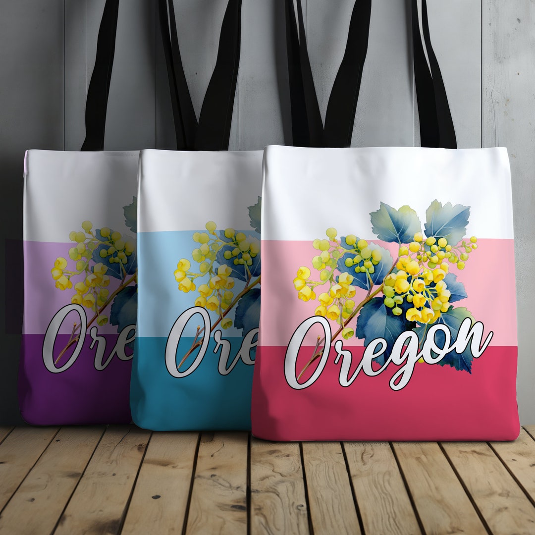 Oregon Grape Tote Bag State Flower - Etsy