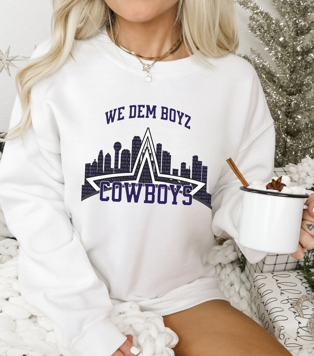 Dallas Sweatshirt, Dallas Football Sweater, Dallas Game Day Crewneck ...