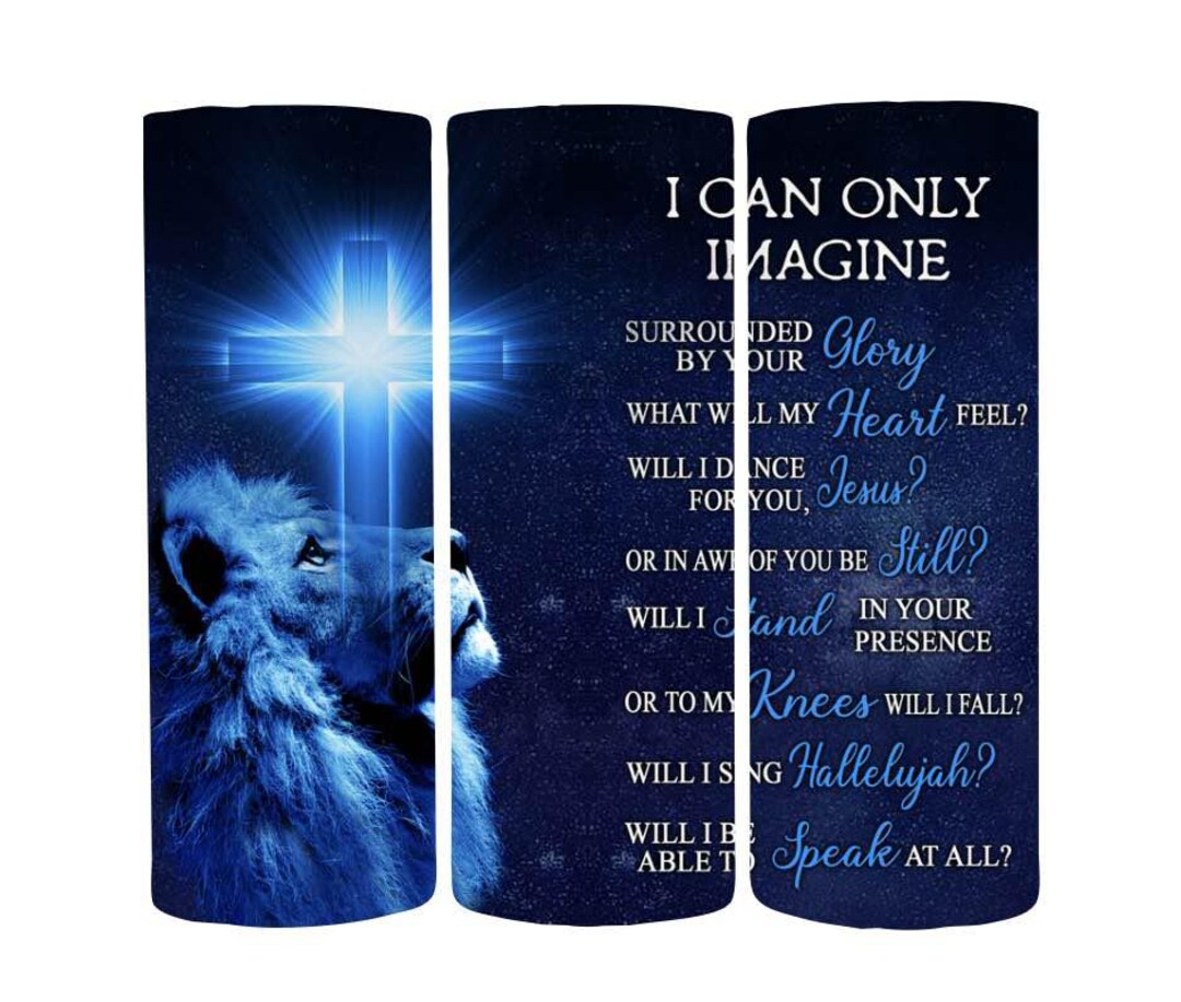 20oz I Can Only Imagine Tumbler - Etsy