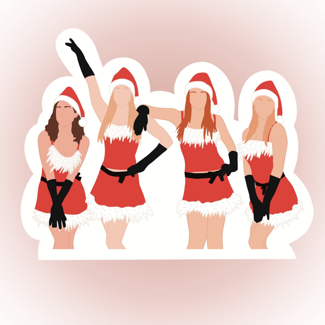 Mean Girls Inspired Christmas Sticker! - Etsy