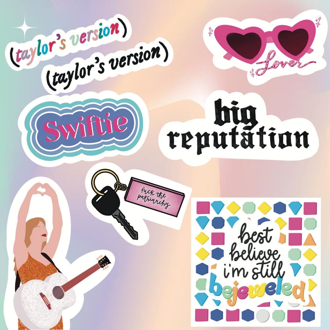 Taylor Swift Swiftie Sticker Pack - Etsy