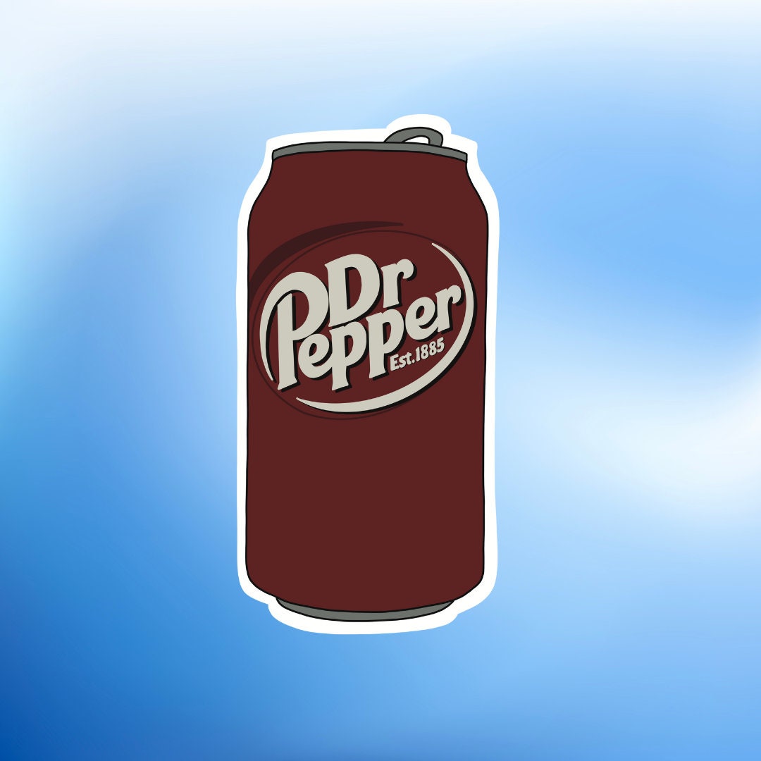 Dr Pepper Drink Cute Sticker - Etsy