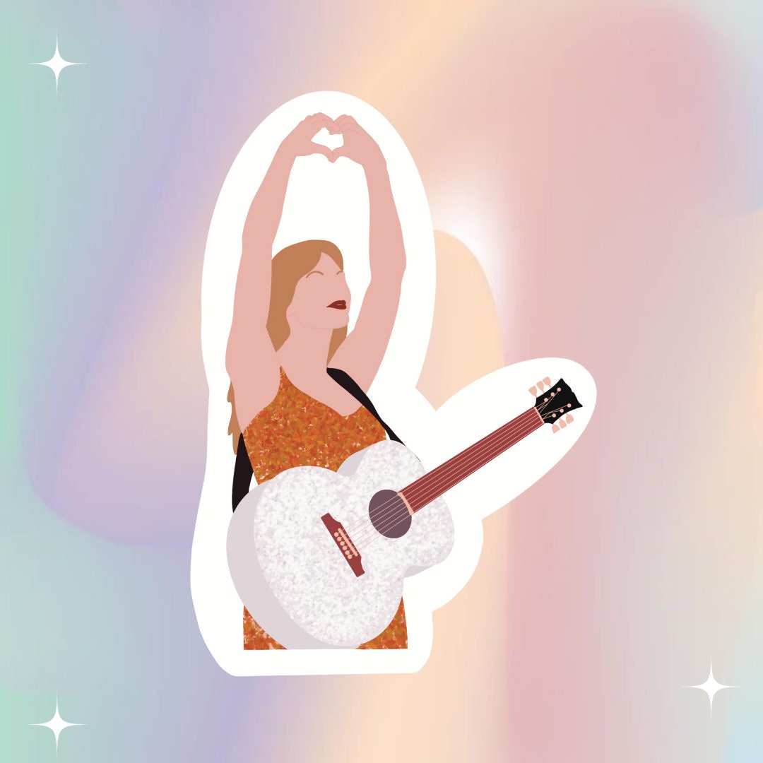 Taylor Swift Heart Hands Swiftie Stickers - Etsy
