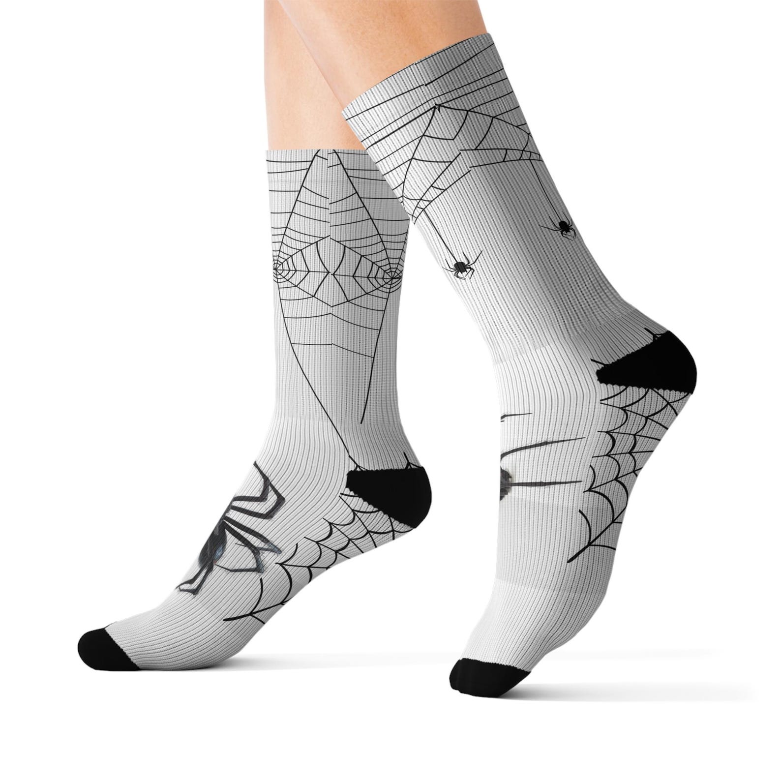 Spider & Webs Sublimation Socks - Etsy