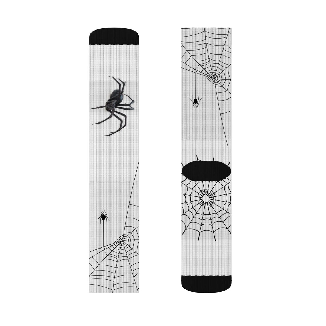 Spider & Webs Sublimation Socks - Etsy