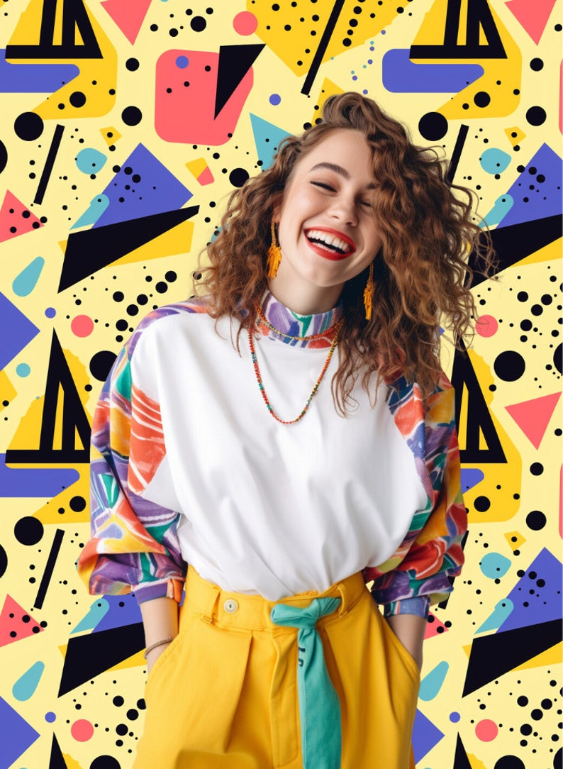 80s & 90s Theme Photo Backdrops: Retro Mall and Vintage Studio ...