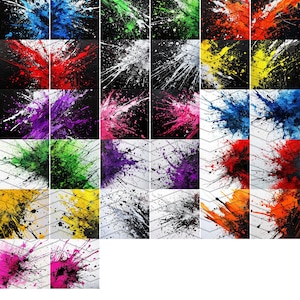 32 Colorful Paint Splatter Background | Digital Photography Explosion ...