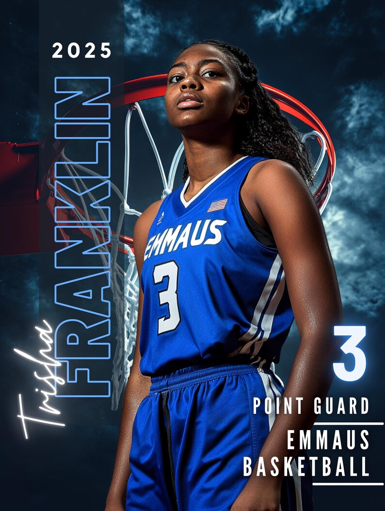 Basketball Poster Template | Editable in Canva | Custom Sports Posters ...