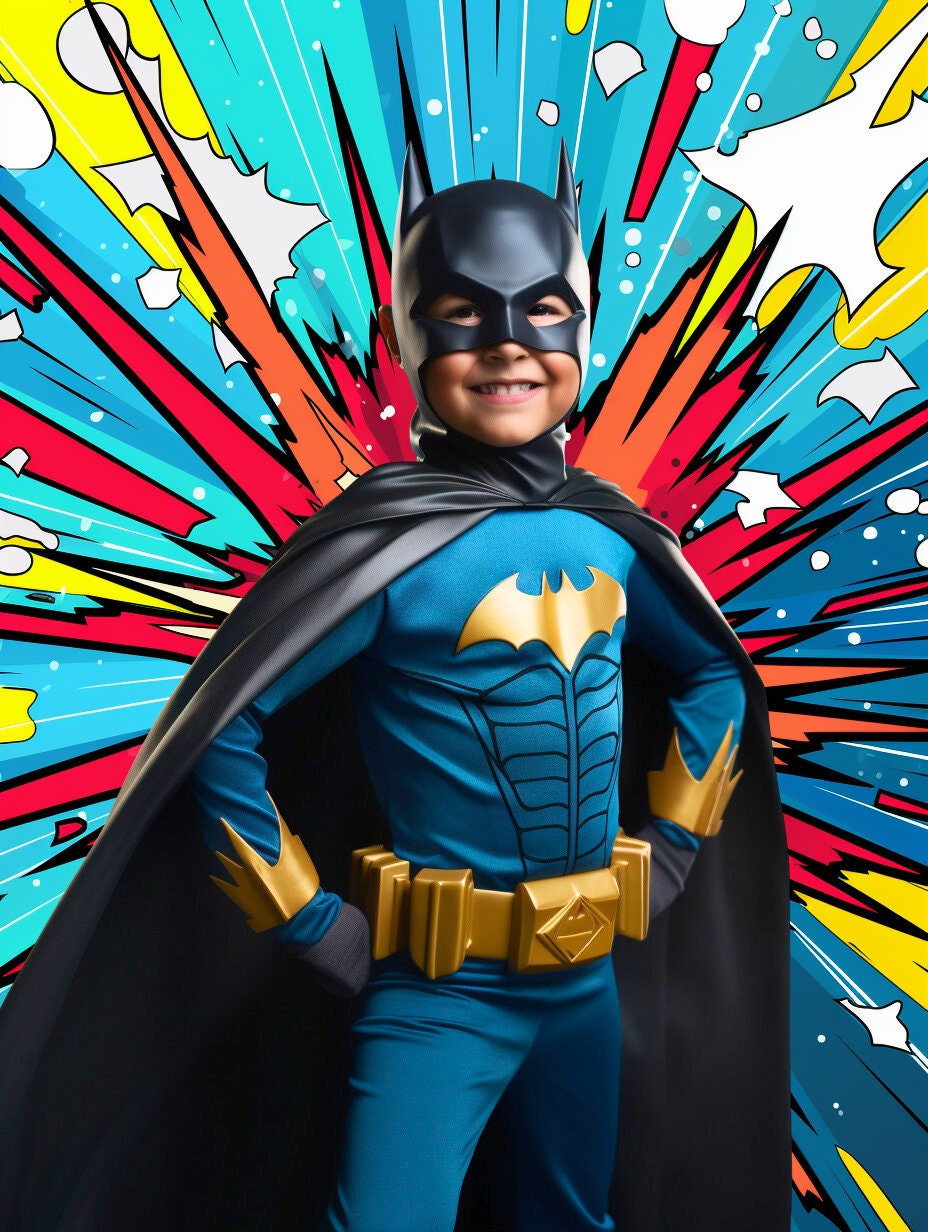 26 Comic Superhero Backdrops | Comicbook Digital Backdrops | for ...