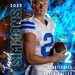 Blue Fire Football Poster Template | Editable in Canva | Digital ...