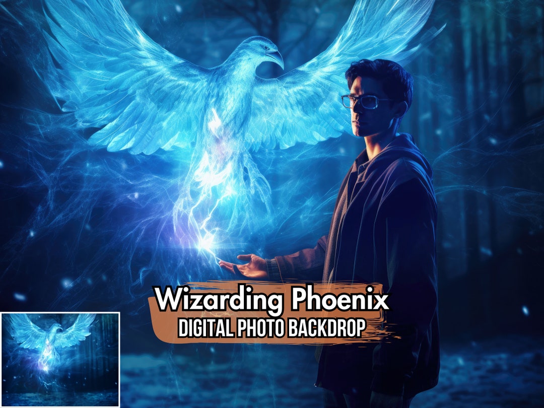 Phoenix Patronus Digital Backdrop for Costume Photography | Mystical ...