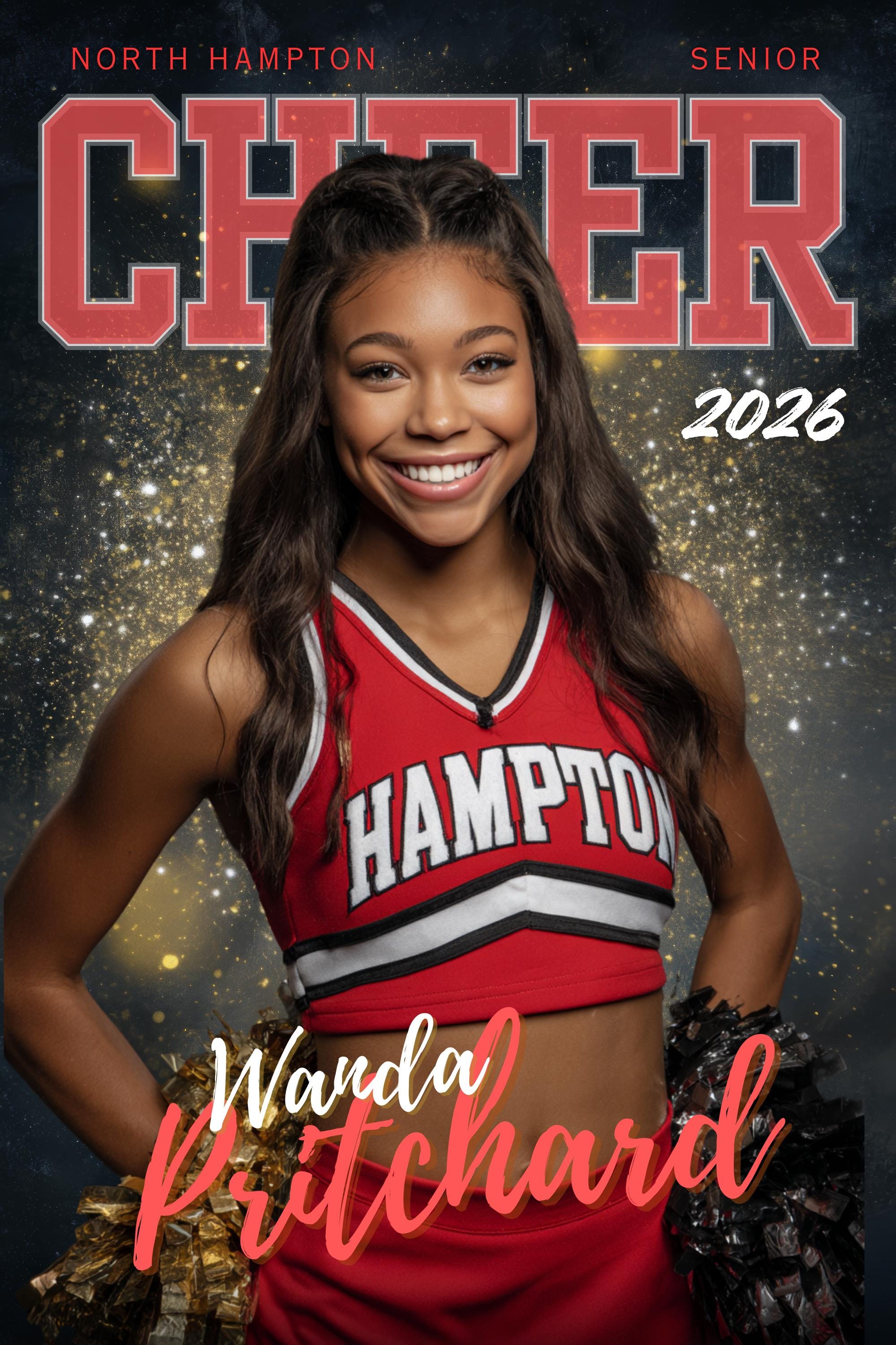 Cheerleading Poster Template | Editable in Canva | Dance Poster, Cheer ...