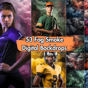 600+ Sports Background & Overlay Bundle | Digital Backdrops for Soccer ...