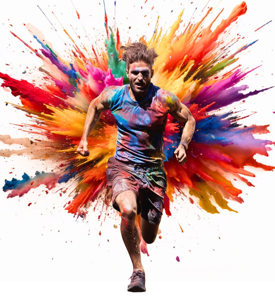 34 Color Explosion Digital Backdrops for Photography Color Splash ...