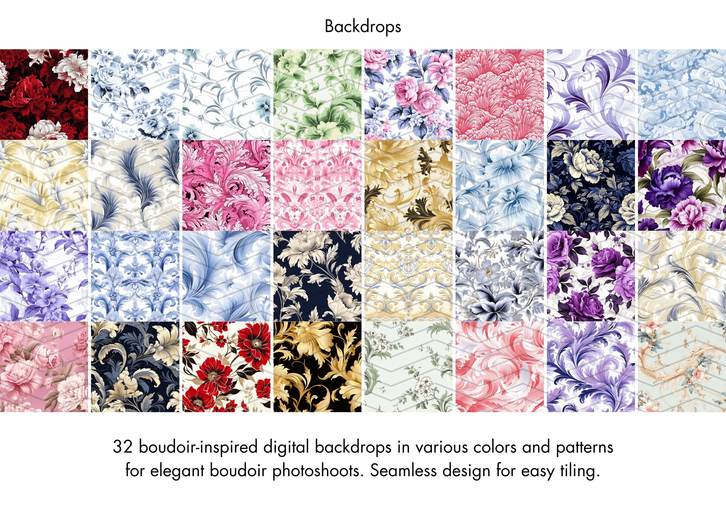 34 Boudoir Digital Photography Backdrops Elegant & Seamless Wallpaper ...