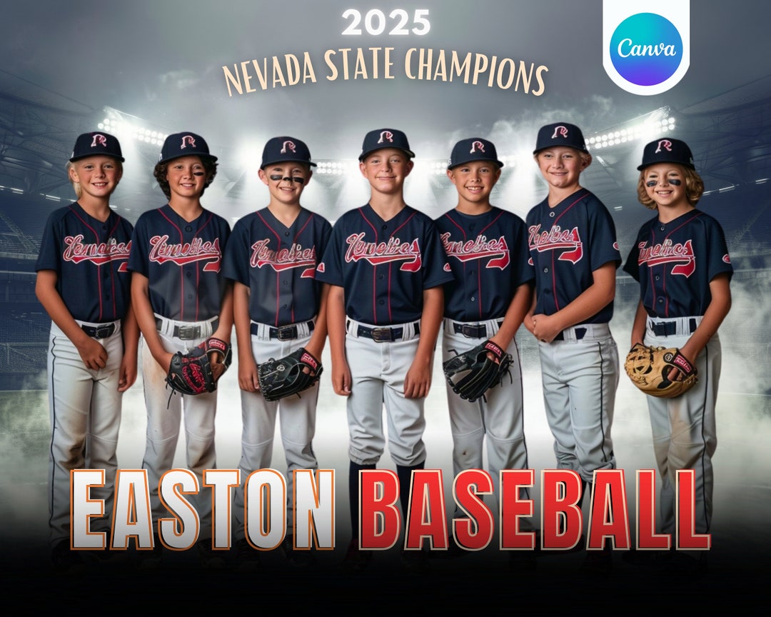 Canva Sports Team Template | Stadium Digital Background | for Baseball ...