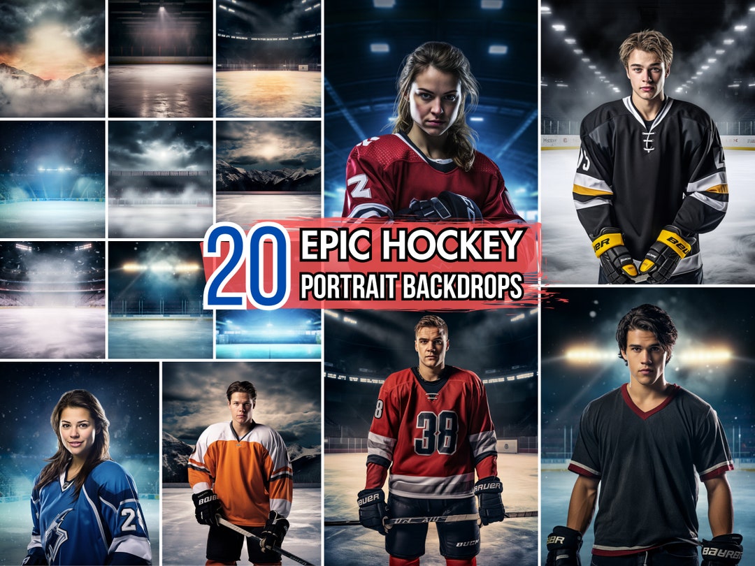20 Epic Hockey Rink Digital Photo Backgrounds | Backdrop for Sports ...