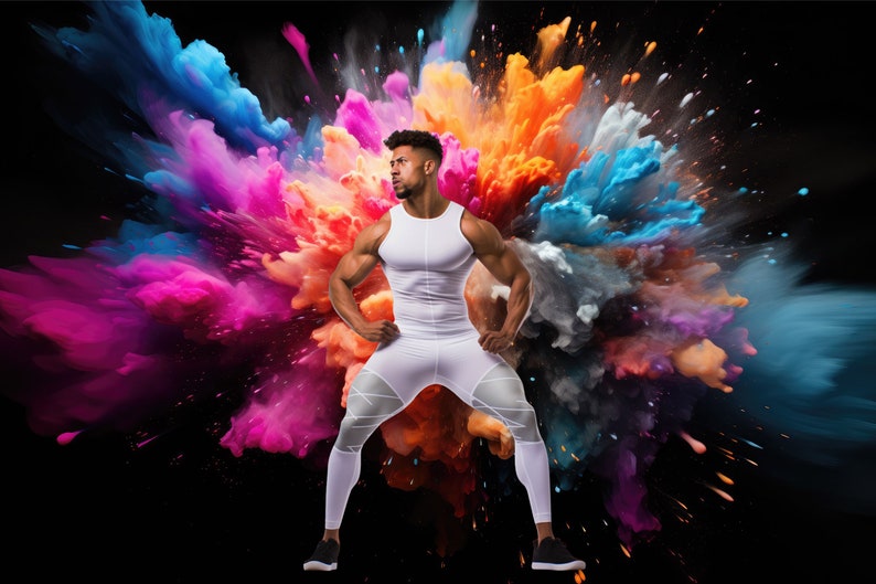 8 Color Explosion Digital Backdrops Colorful Smoke - Etsy