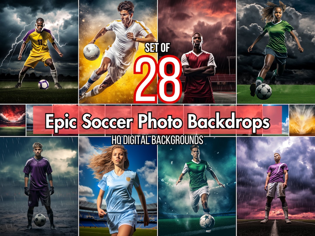 28 Epic Soccer Digital Backdrops for Sports Photography | Football ...