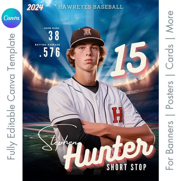 Baseball Poster - Etsy