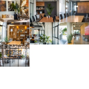 Modern Office Digital Backdrops for Professional Headshots & Business ...