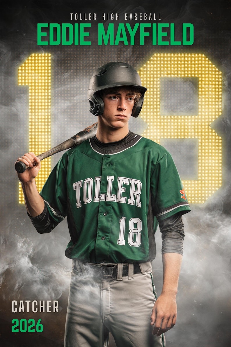 Baseball Poster Template | Editable in Canva | Custom Banner, Poster ...