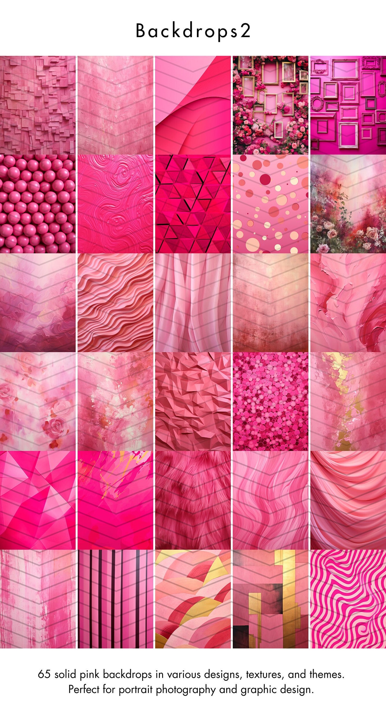 65 Pink Portrait Photography Backdrops Collection: Pink Digital Photo ...