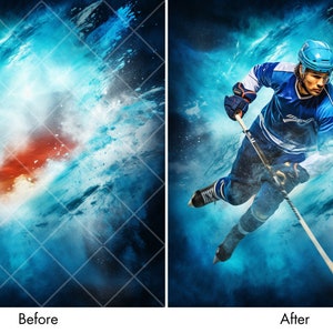 54 Hockey Background Mega Bundle | Digital Sports Backdrops for Hockey ...